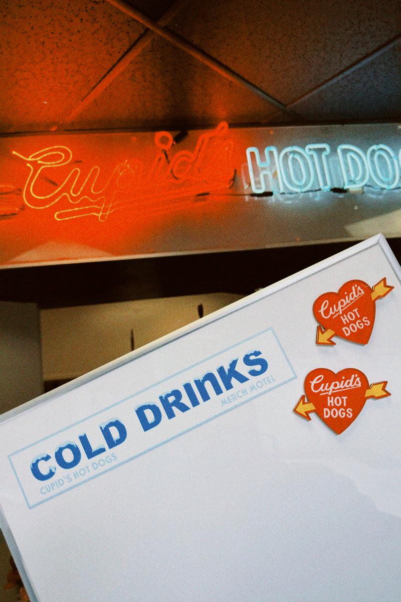 Cupid's Cold Drinks Car Magnet – Merch Motel