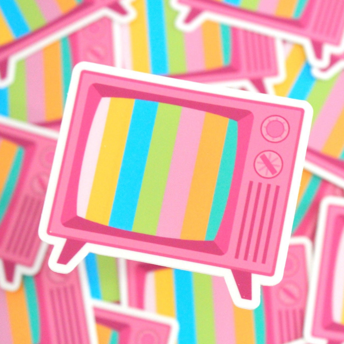 Retro TV Sticker – Merch Motel