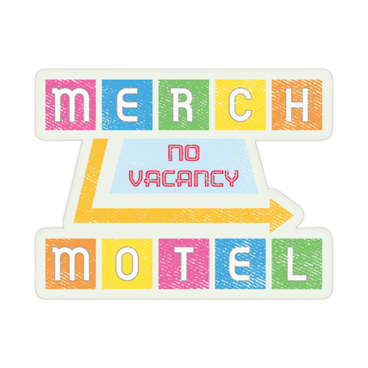 Merch Motel Sticker