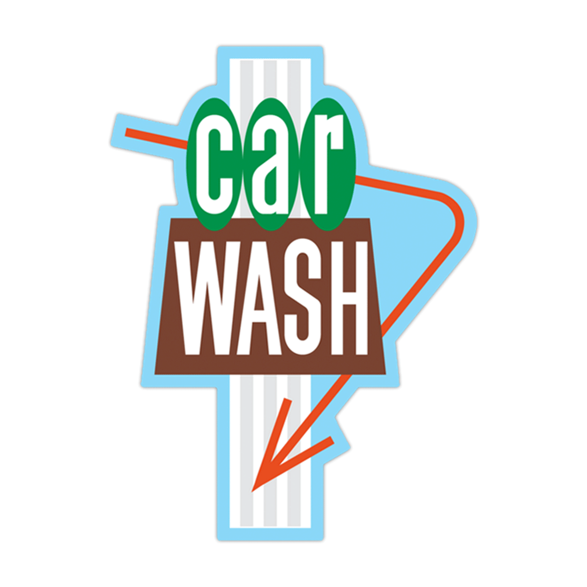 Car Wash Sticker – Merch Motel